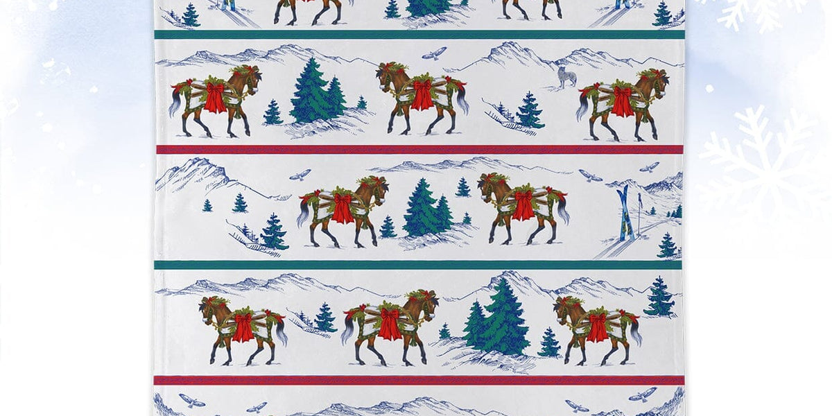 Après Ski Throw Blanket | Retired — BreyerHorses.com