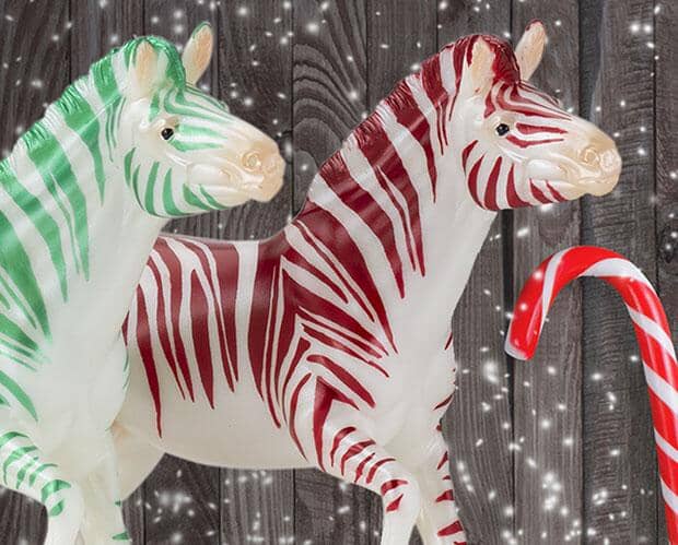 Christmas Candy - Zebra! | 2019 Collector Club — BreyerHorses.com