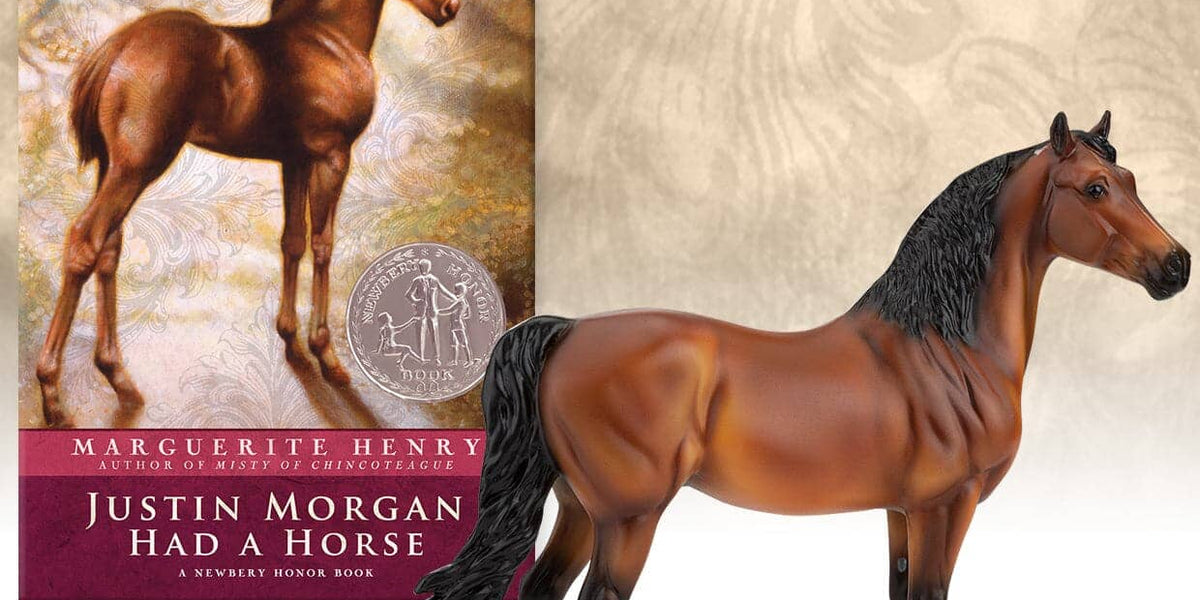 "Justin Morgan Had a Horse" Book & Horse Set | Retired — BreyerHorses.com