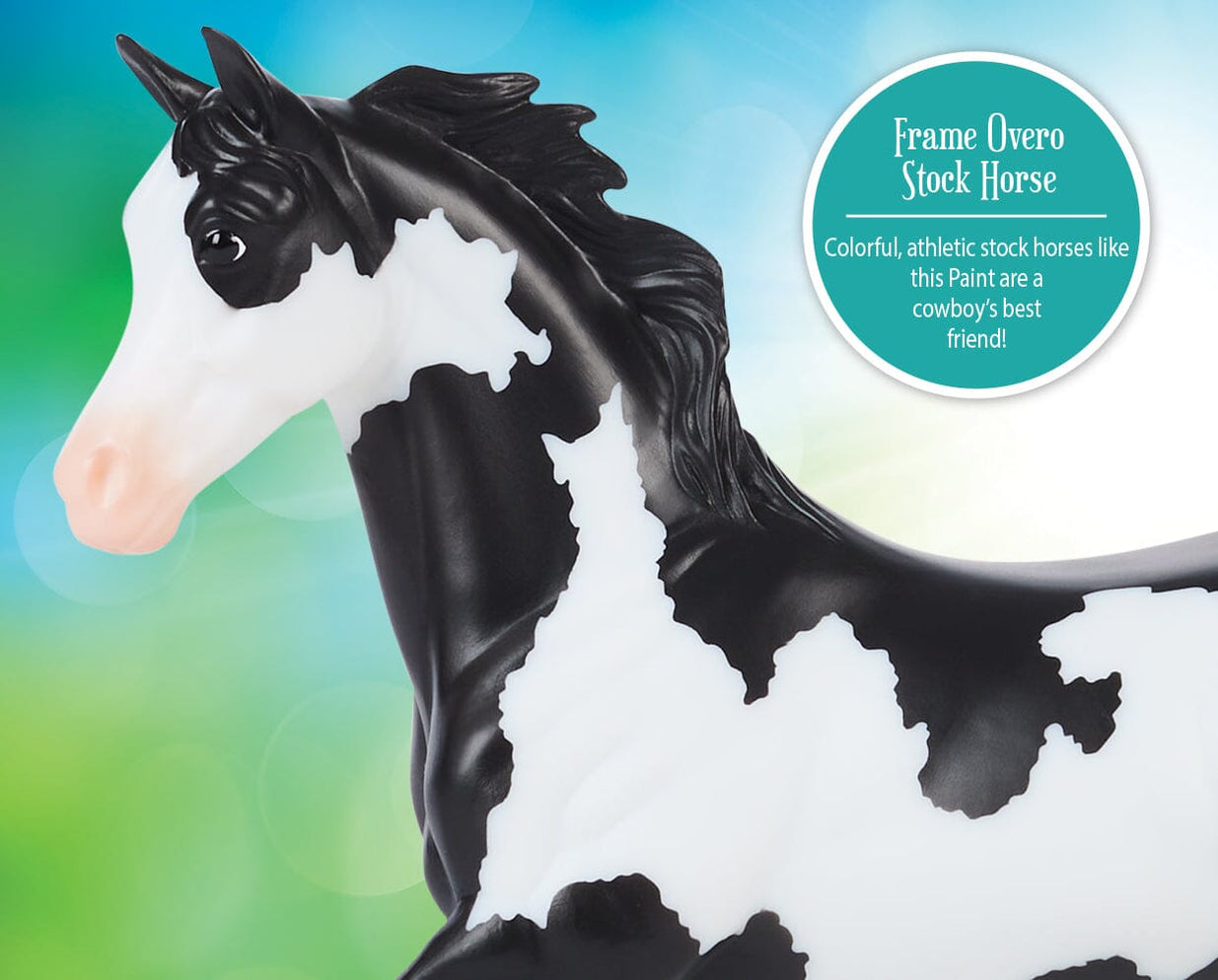 Black Frame Overo Stock Horse — BreyerHorses.com