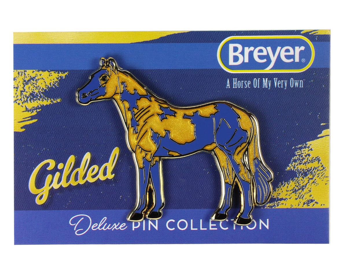 Gilded Deluxe Enamel Pin — BreyerHorses.com