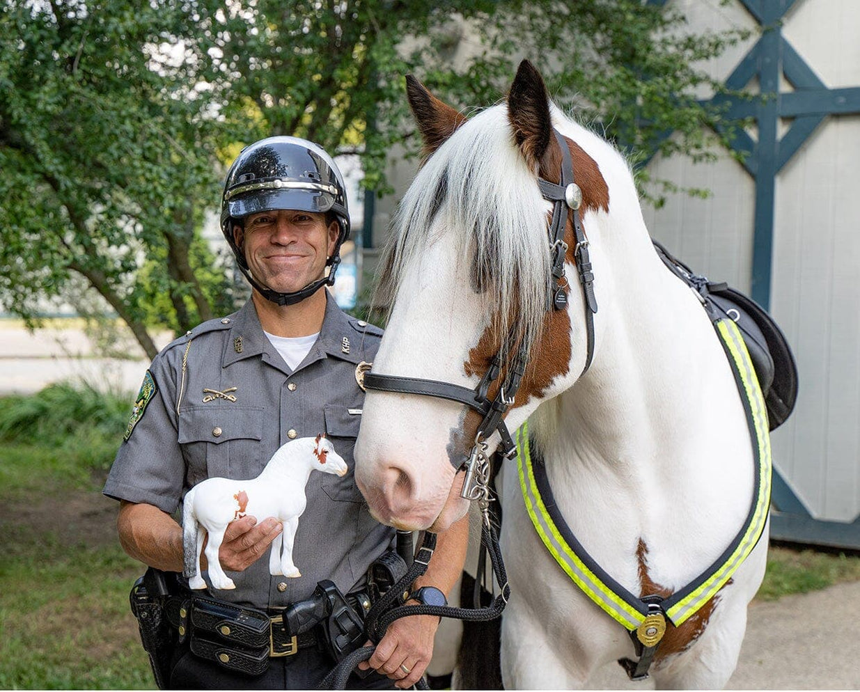 Hytyme Legend | KHP Mounted Police Horse — BreyerHorses.com