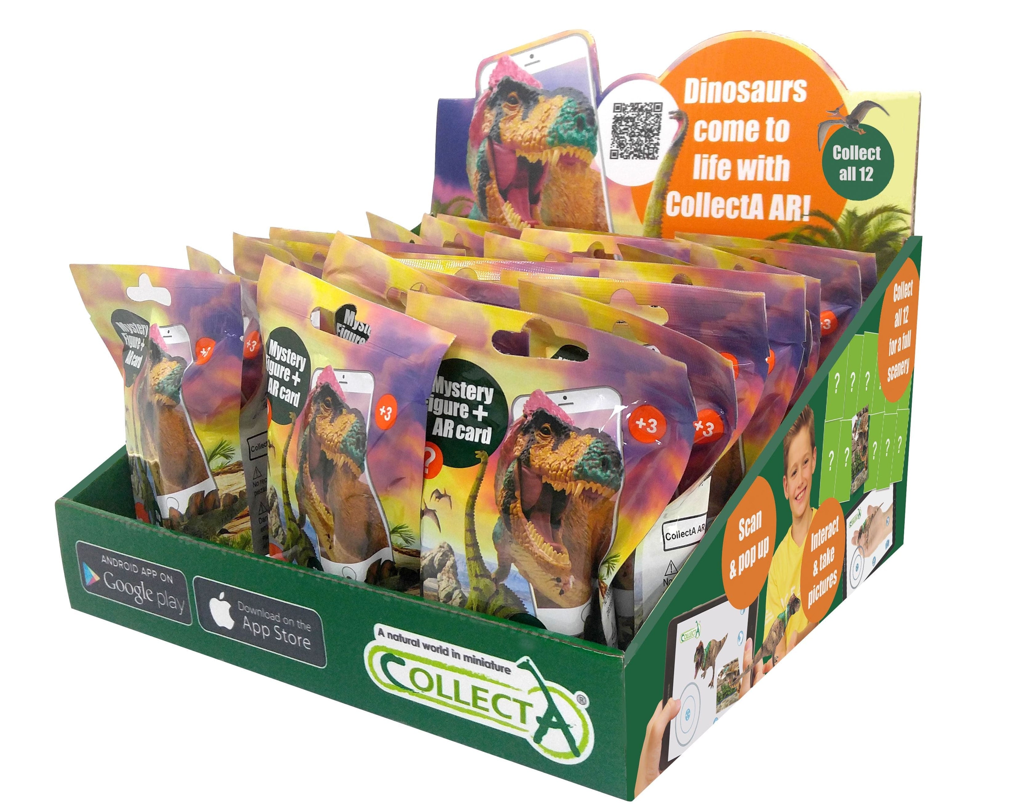 Dinosaur Blind Bag 24 Piece Display | With AR Feature — BreyerHorses.com