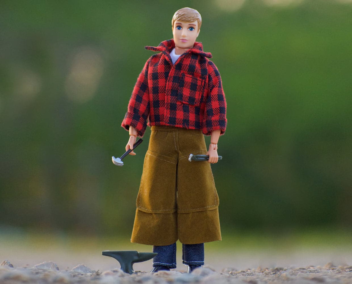 Farrier with Blacksmith Tools 8" Figure - BreyerHorses.com